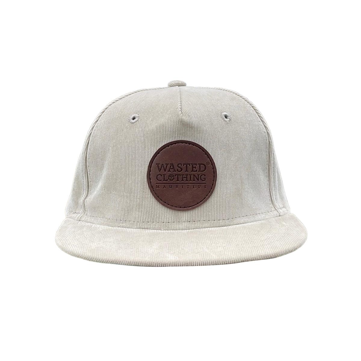 Wasted Light Grey Snapback Cap | Wasted Clothing